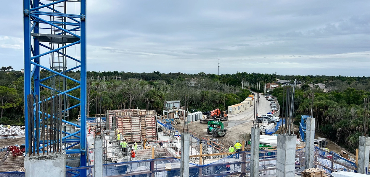 Island at West Bay Construction Progress Reaches Key Milestone